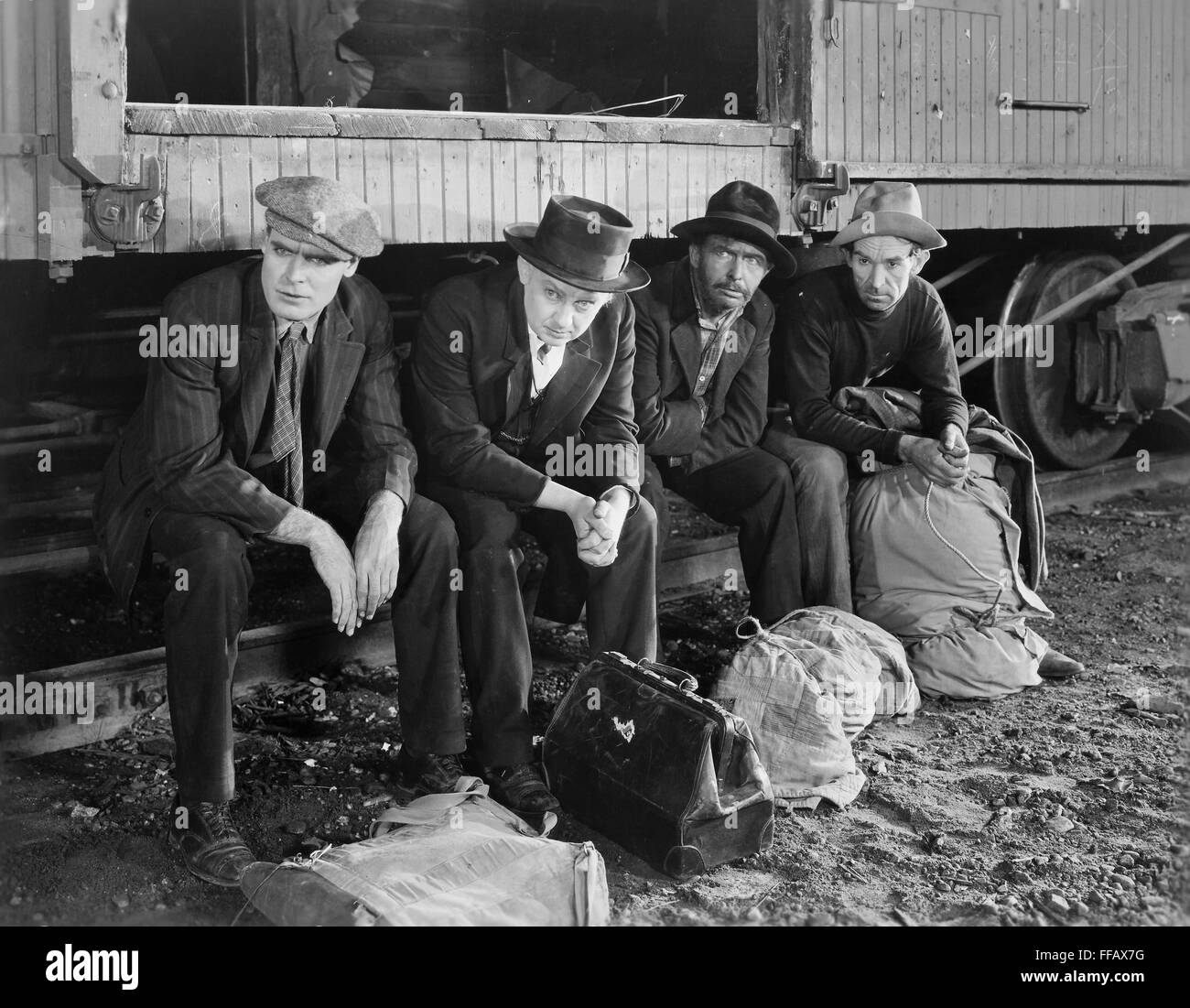 SILENT FILM STILL: TRAINS Stock Photo - Alamy
