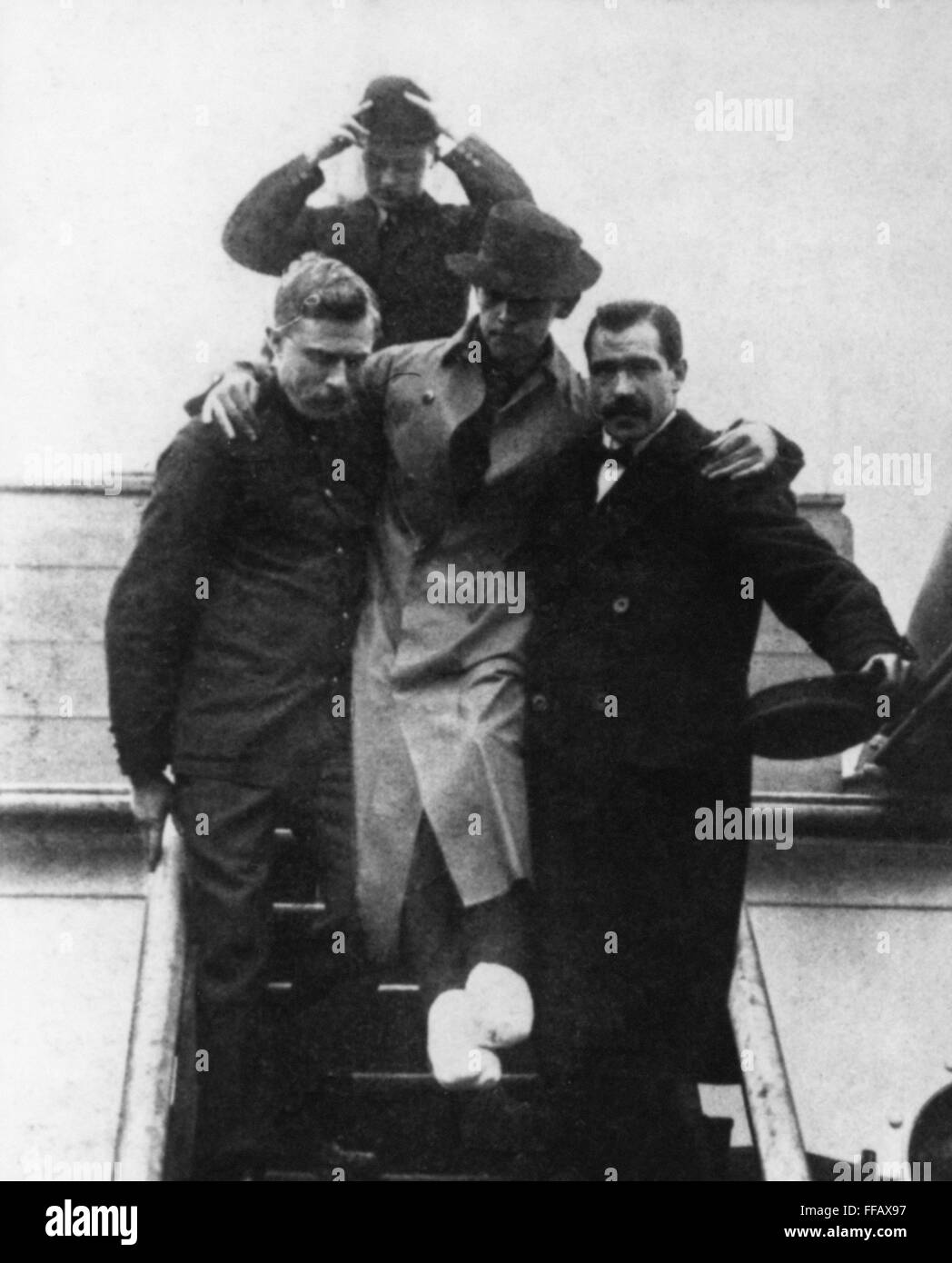 TITANIC: HAROLD BRIDE. /nWith his feet crushed and frostbitten, second ...