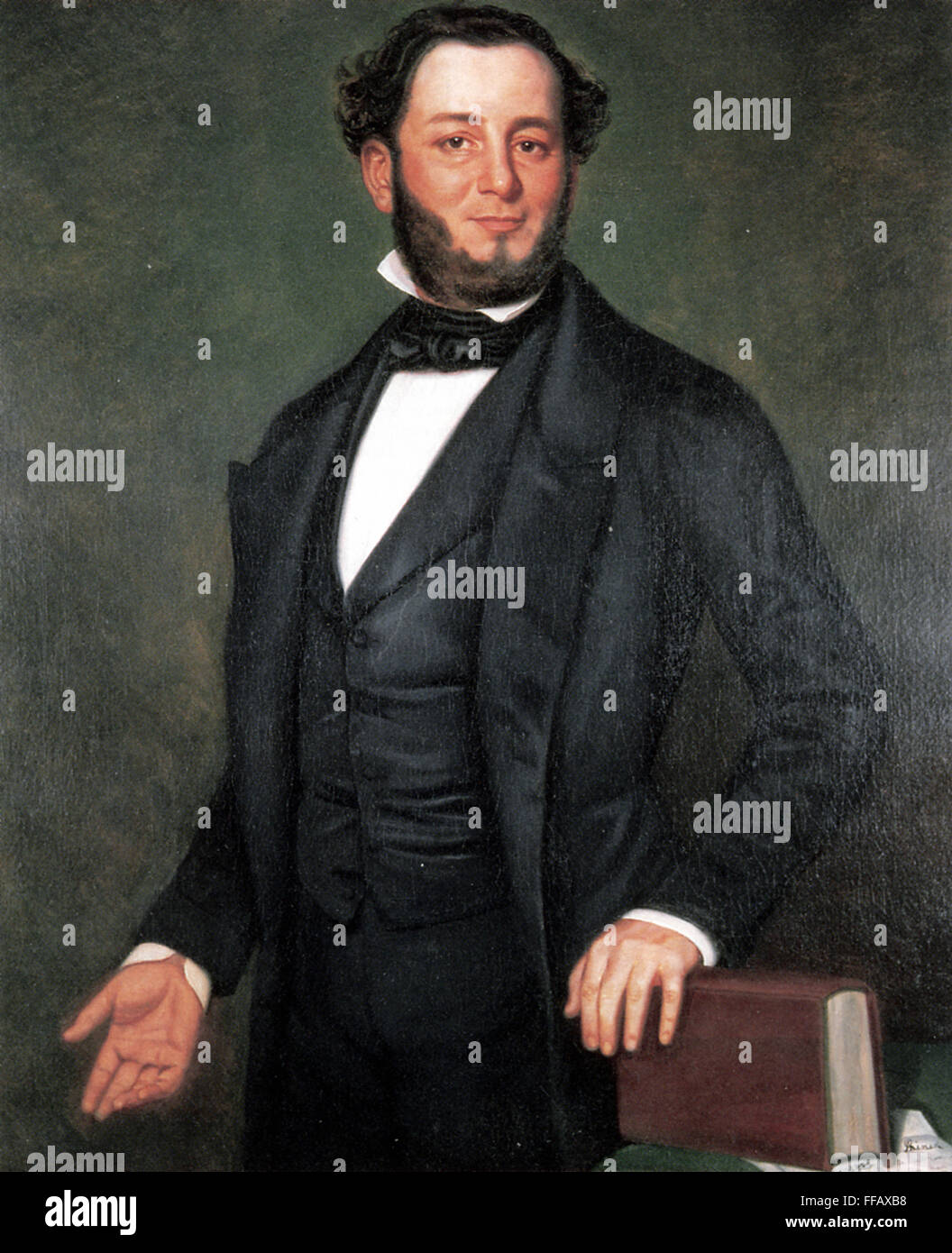 JUDAH PHILIP BENJAMIN /n(1811-1884). American lawyer. Painting, 1853 ...