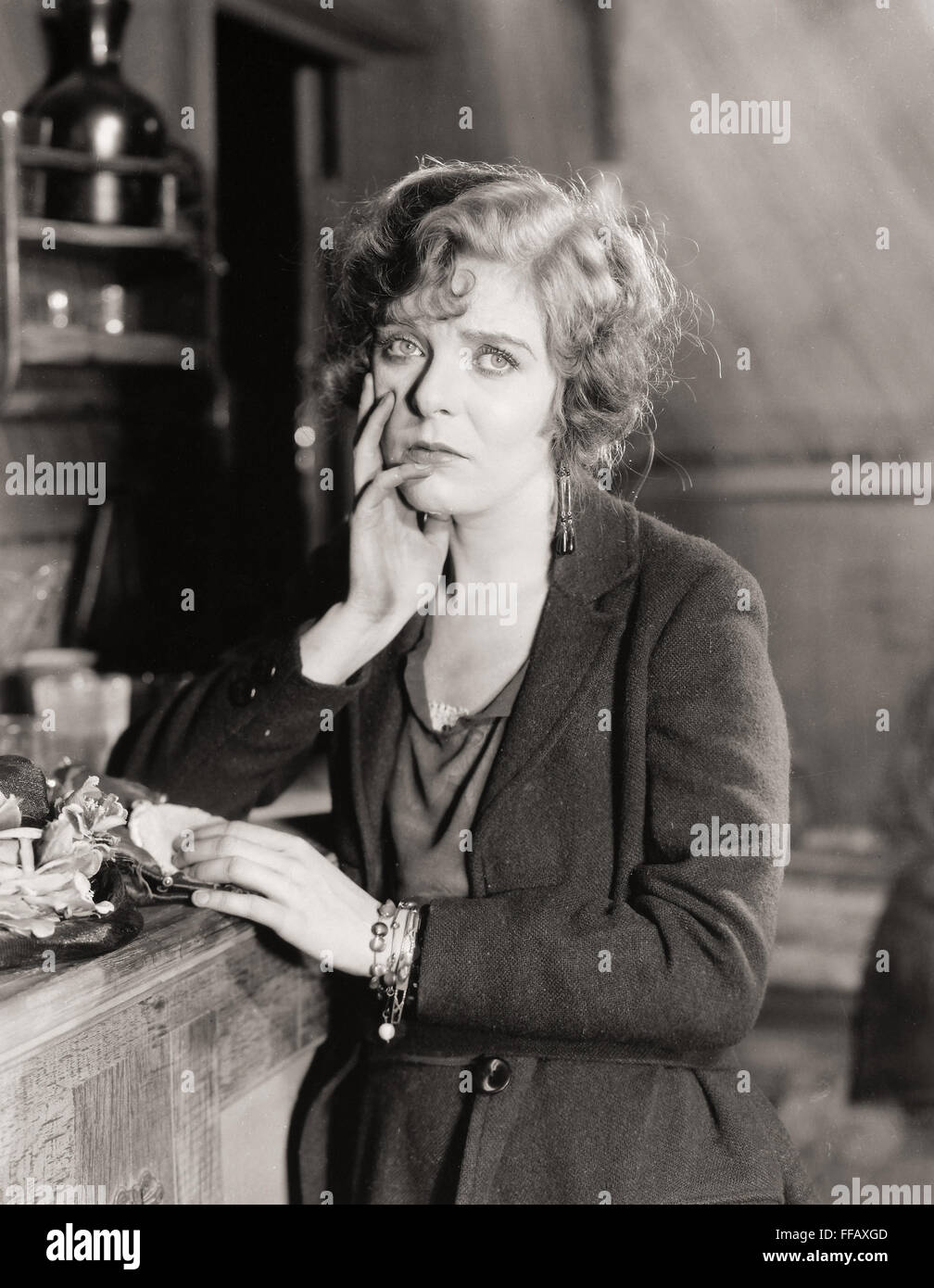 SILENT FILM STILL: WOMAN Stock Photo - Alamy