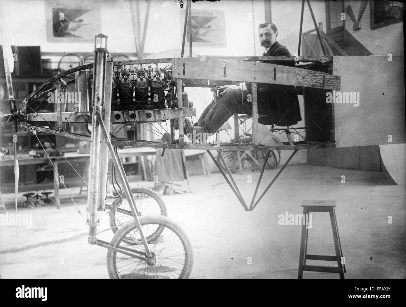 LOUIS BLERIOT (1872-1936). /nFrench engineer and pioneer aviator ...