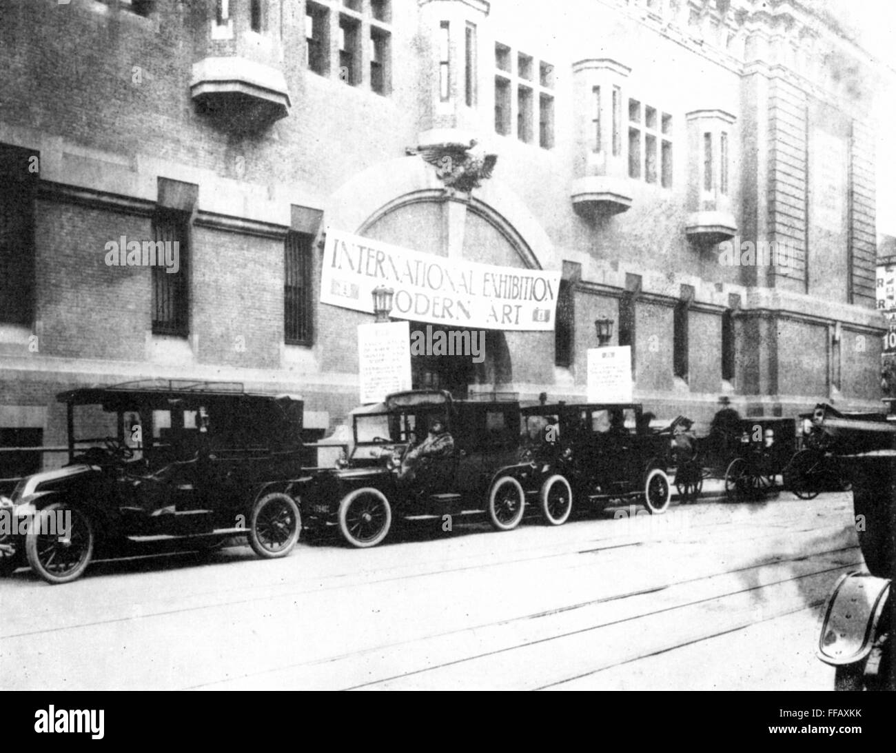 ARMORY EXHIBITION, 1913. /nThe 69th Infantry Regiment Armory on ...