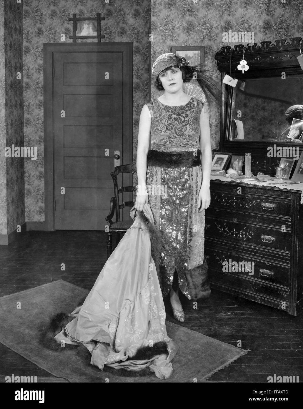 SILENT FILM STILL: WOMAN Stock Photo - Alamy