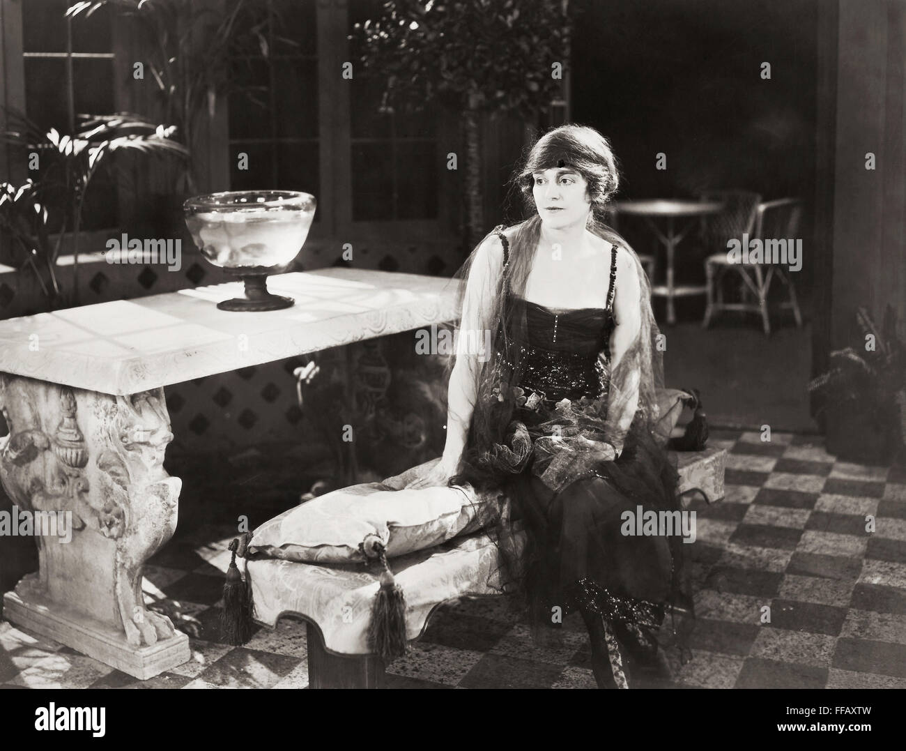 SILENT FILM STILL: WOMAN Stock Photo - Alamy