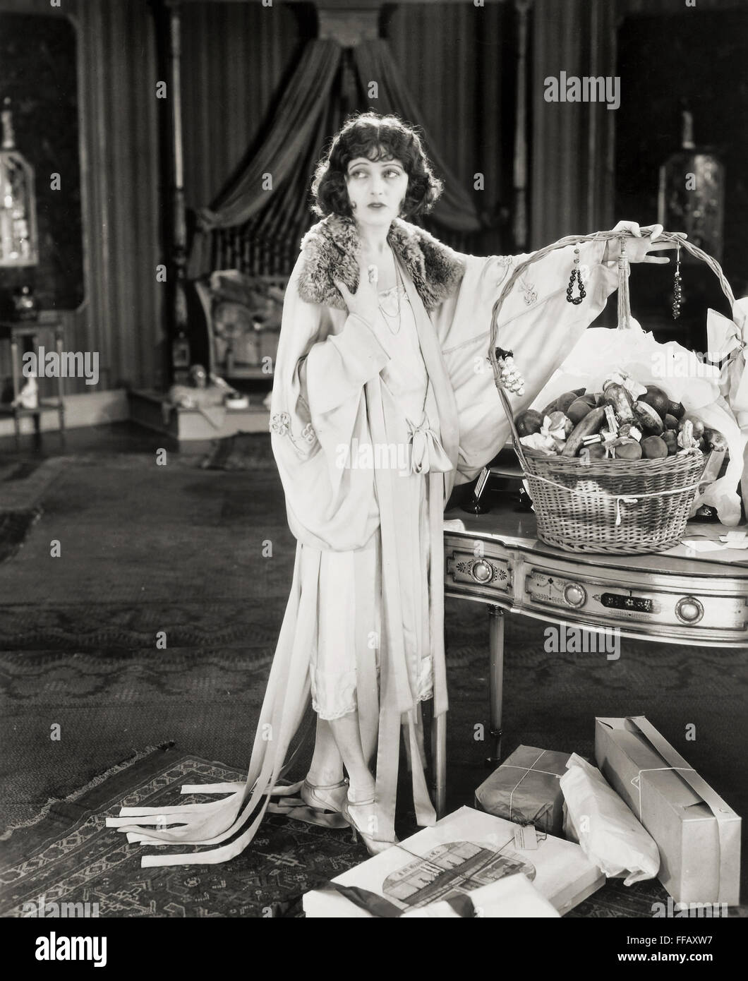 SILENT FILM STILL: WOMAN Stock Photo - Alamy