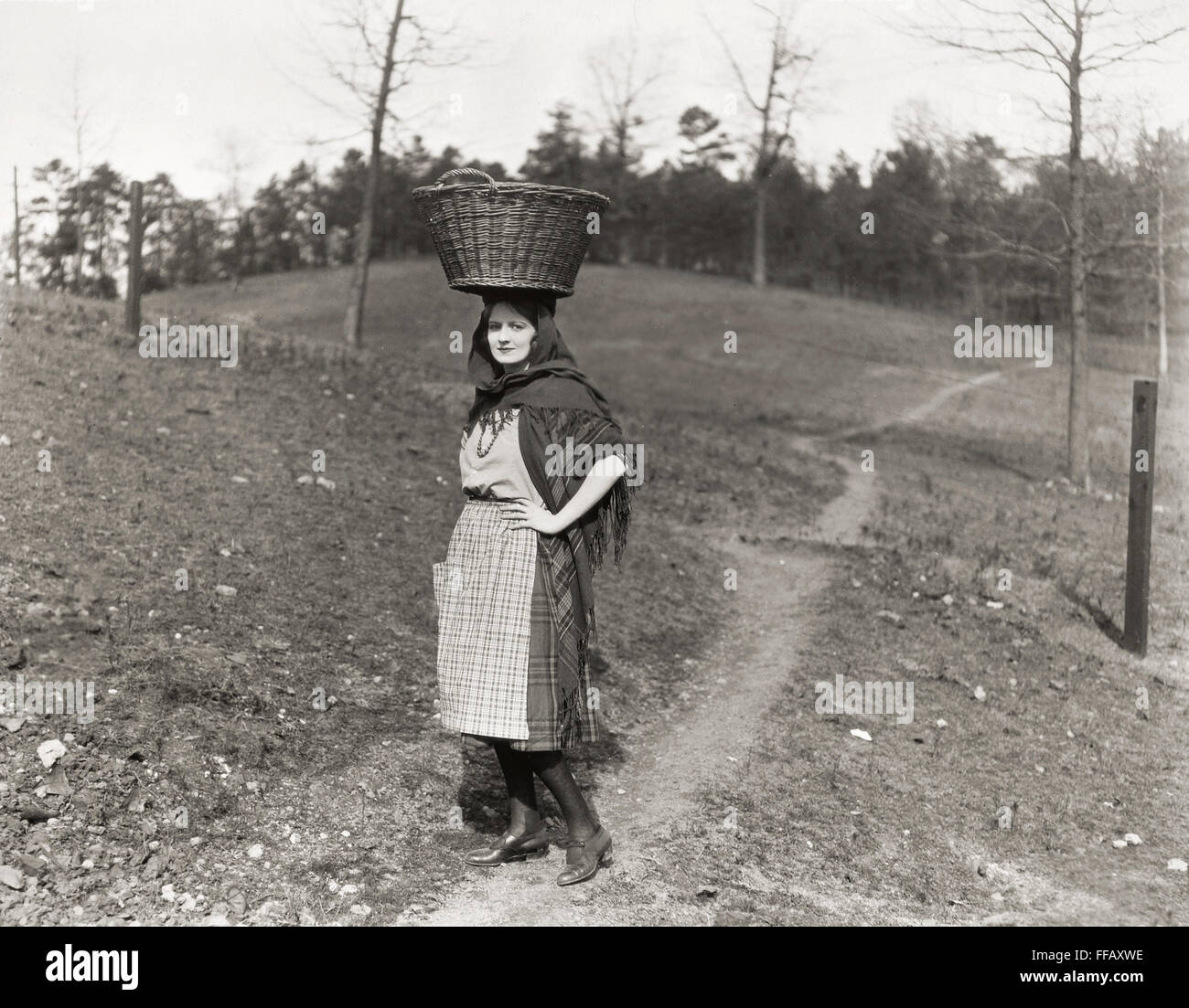 SILENT FILM STILL: WOMAN Stock Photo - Alamy
