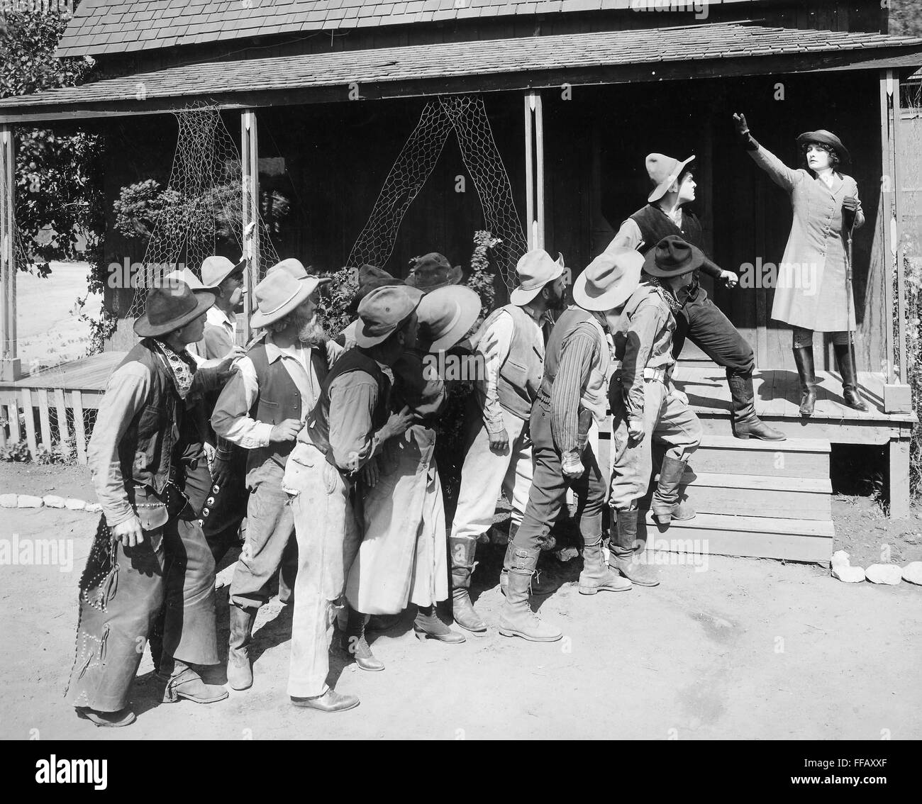 SILENT FILM STILL: WESTERN Stock Photo - Alamy