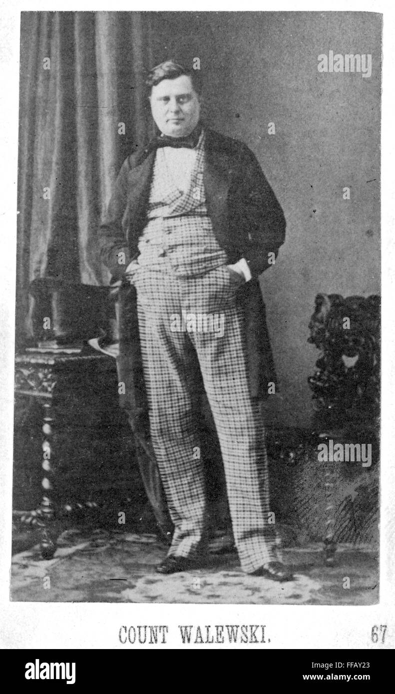 COUNT WALEWSKI (1810-1868). /nAlexandre-Florian-Joseph Colonna Walewski ...