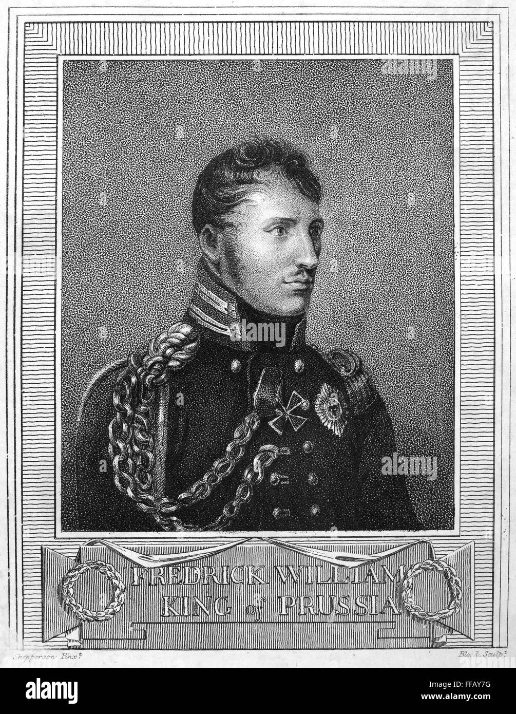 FREDERICK WILLIAM III /n(1770-1840). King of Prussia, 1797-1840 ...