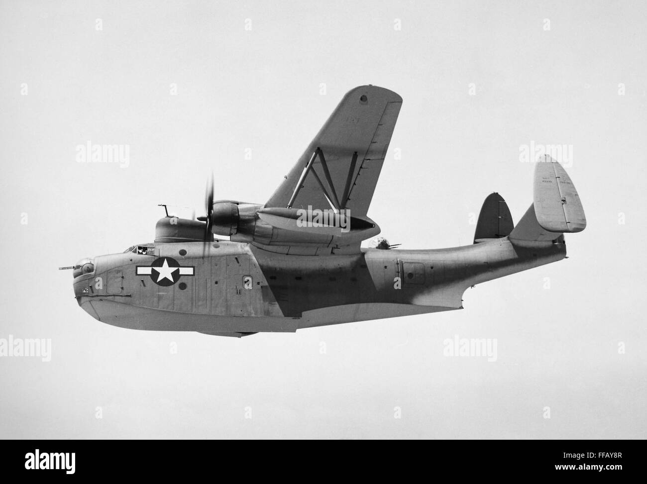 U.S. NAVY FLYING BOAT. /nA Martin PBM Mariner flying 'boat' in World ...