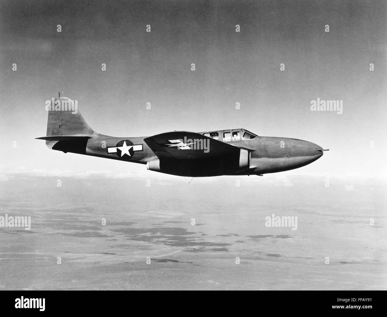 AIRACOMET AIRCRAFT, c1942./nP-59A 'Airacomet', the first American jet ...