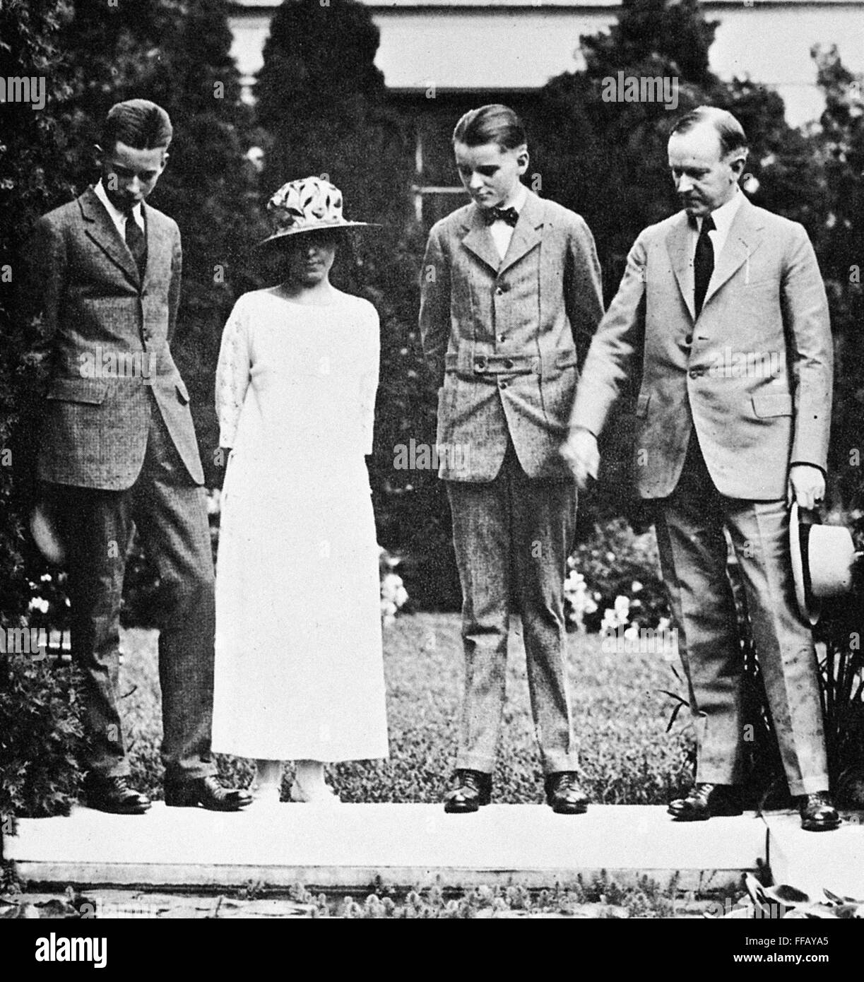 CALVIN COOLIDGE & FAMILY. /nCalvin Coolidge, 30th President of the ...
