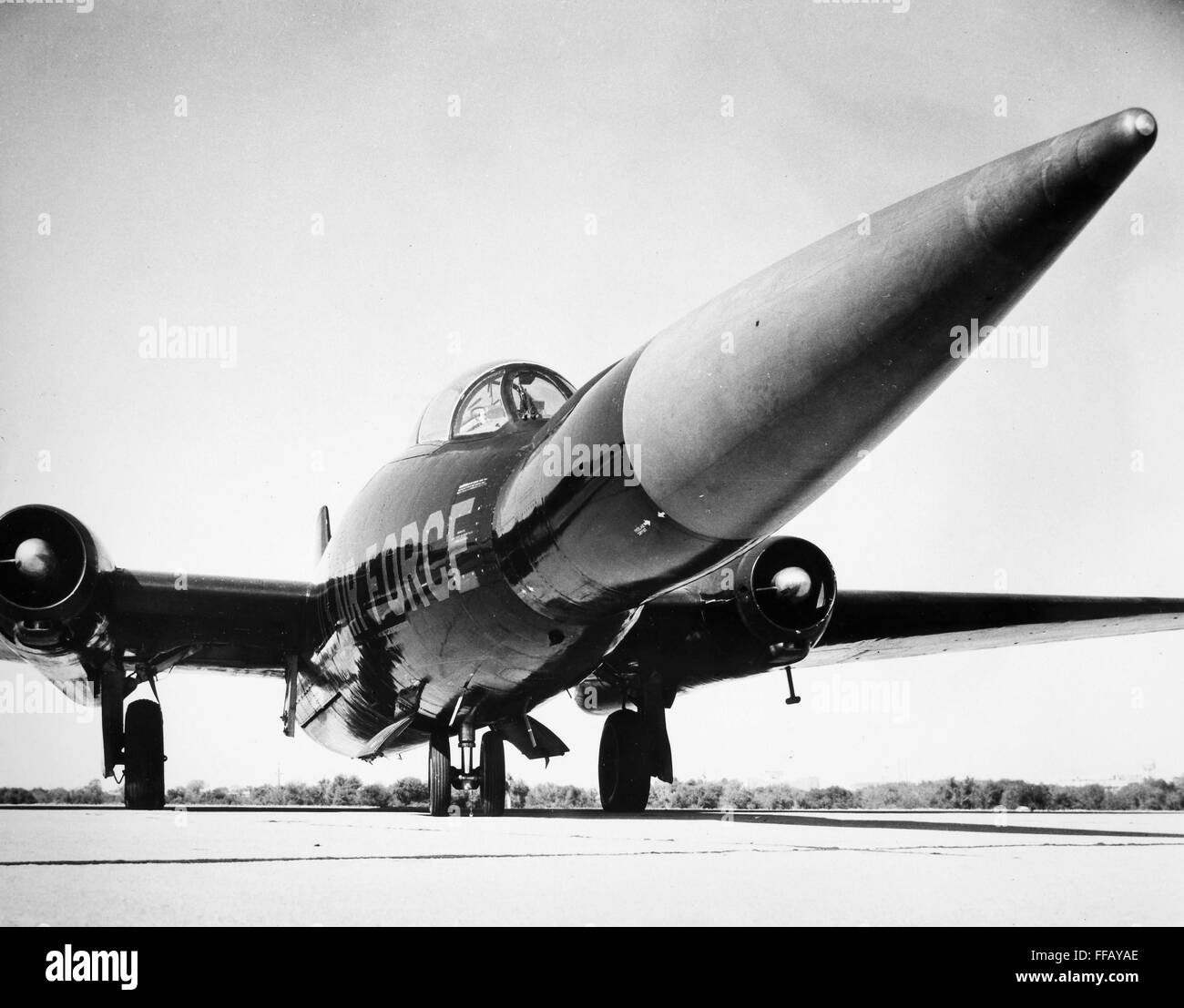 MODIFIED B-57 LIGHT BOMBER. /nA modified B-57 for use in high altitude ...