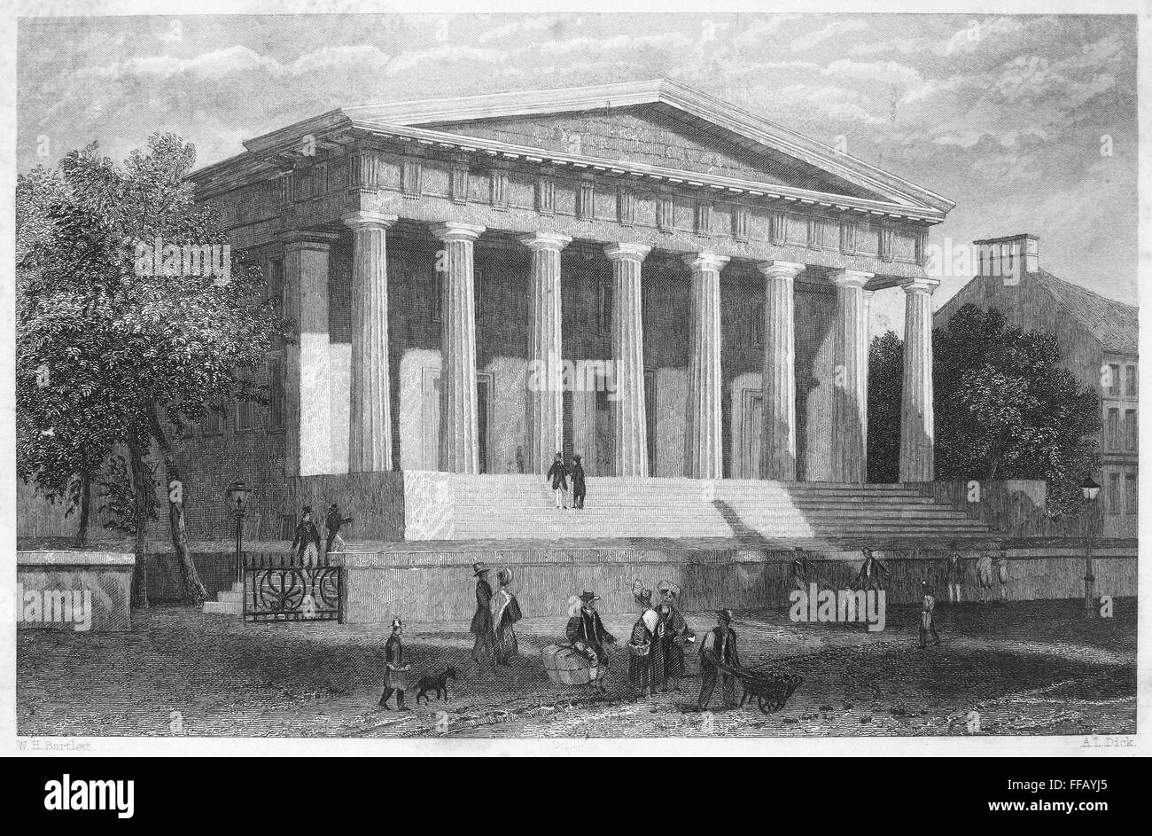 CUSTOM HOUSE, PHILADELPHIA. /nThe Second Bank of the United States ...