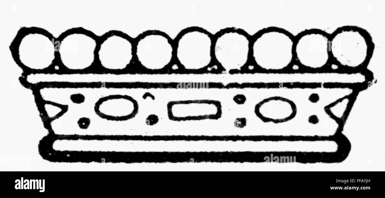 ENGLISH CROWN. /nCoronet of a Viscount of England Stock Photo - Alamy