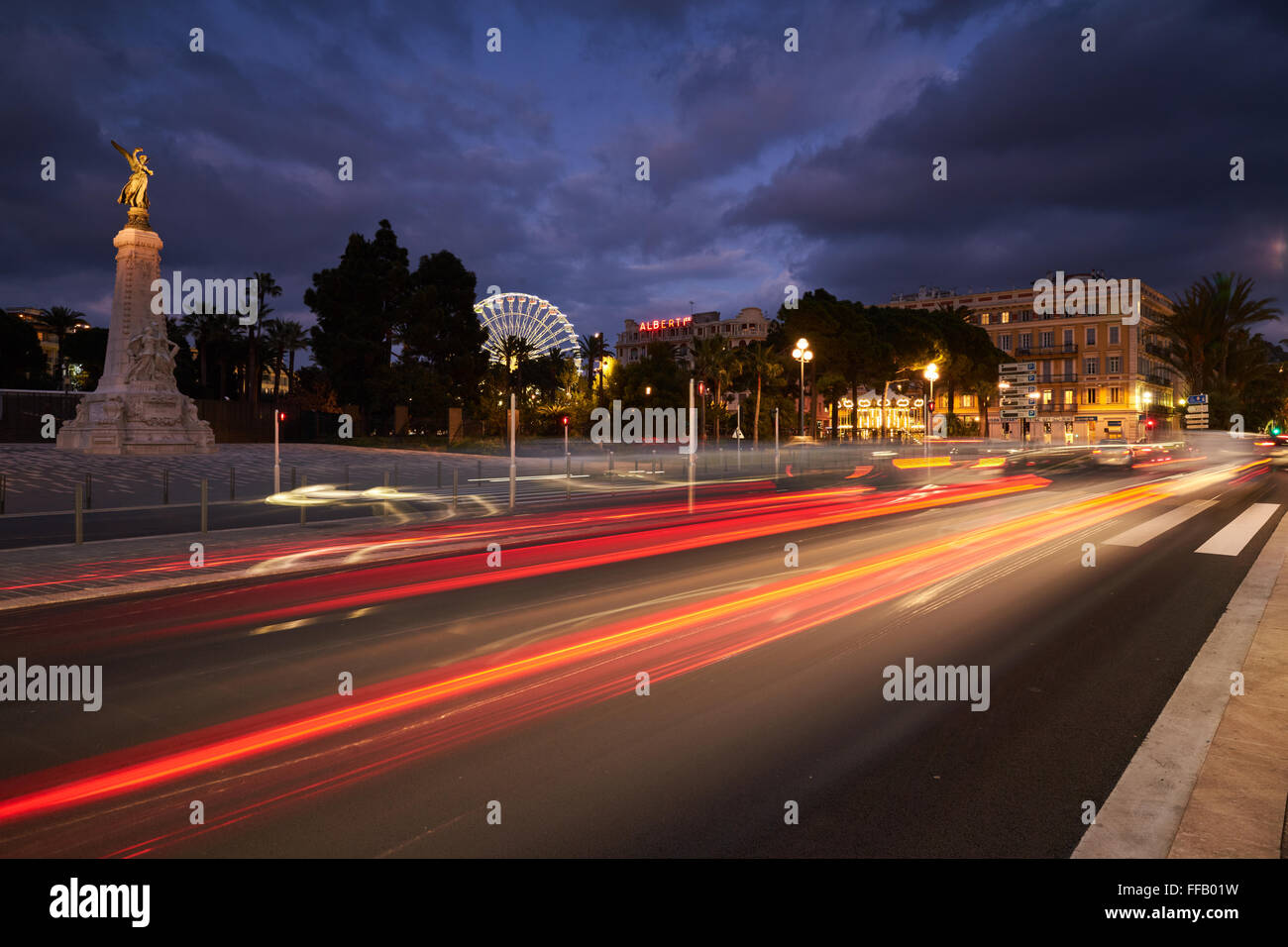 Monument to the promenade des anglais hi-res stock photography and ...