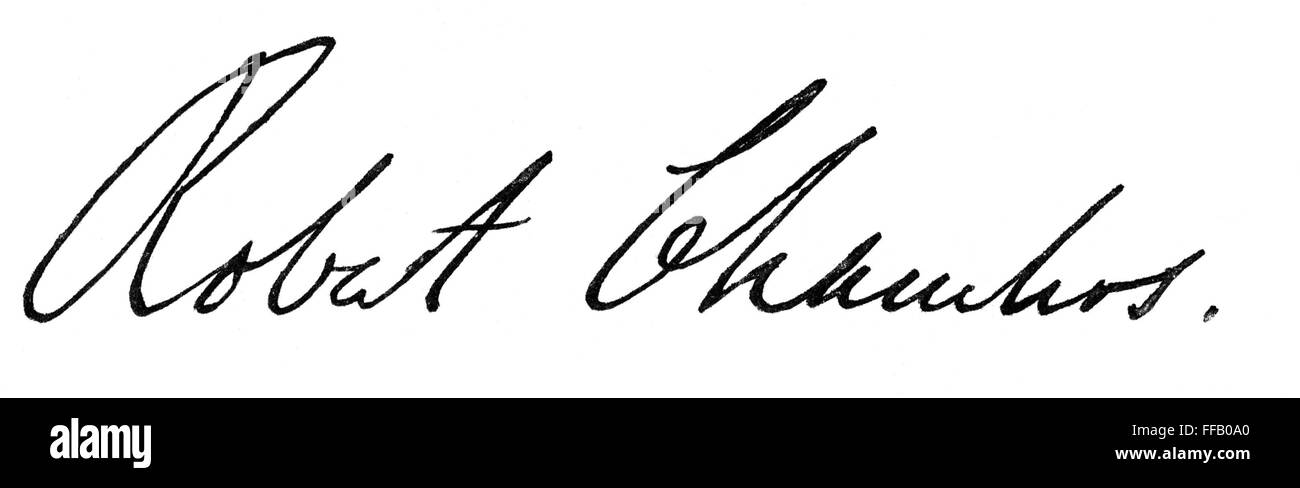 ROBERT CHAMBERS (1802-1871). /nScottish publisher, writer, and natural ...