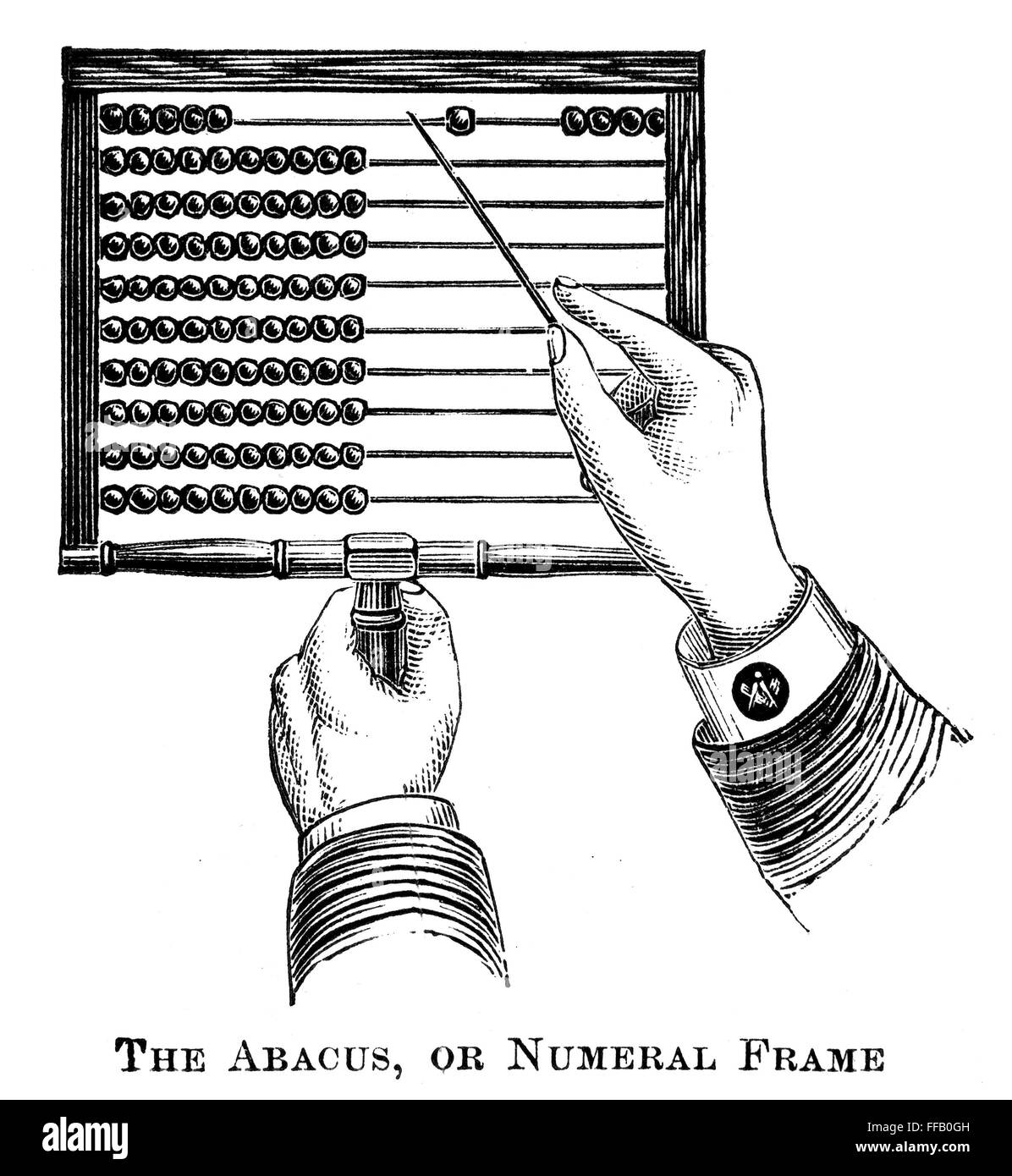 Number abacus Black and White Stock Photos & Images - Alamy