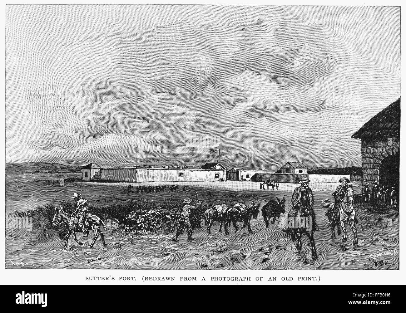 California sacramento sutter fort hi-res stock photography and images ...