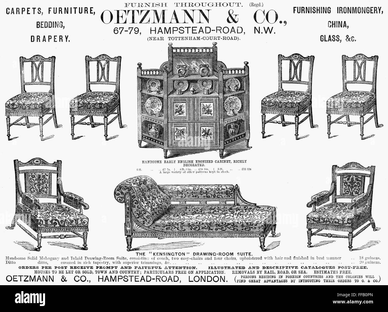 FURNITURE AD 1884 nAdvertisement 1884 From An English Newspaper furniture-ad-1884-nadvertisement-1884-from-an-english-newspaper