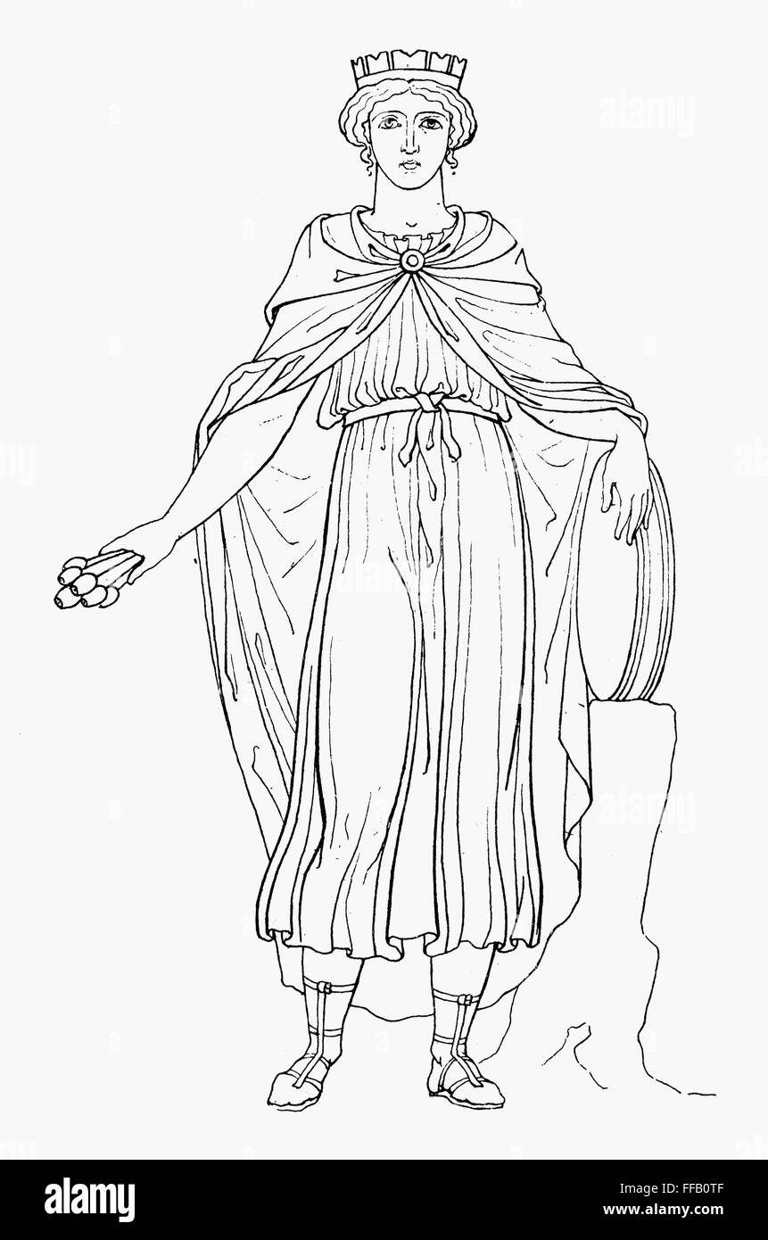 MYTHOLOGY: VESTA. /nThe Roman hearth goddess. Known in Greek as Hestia ...