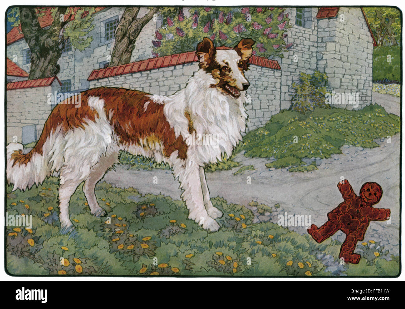 THE GINGERBREAD BOY. /nIllustration by Frederick Richardson for a 1923 ...