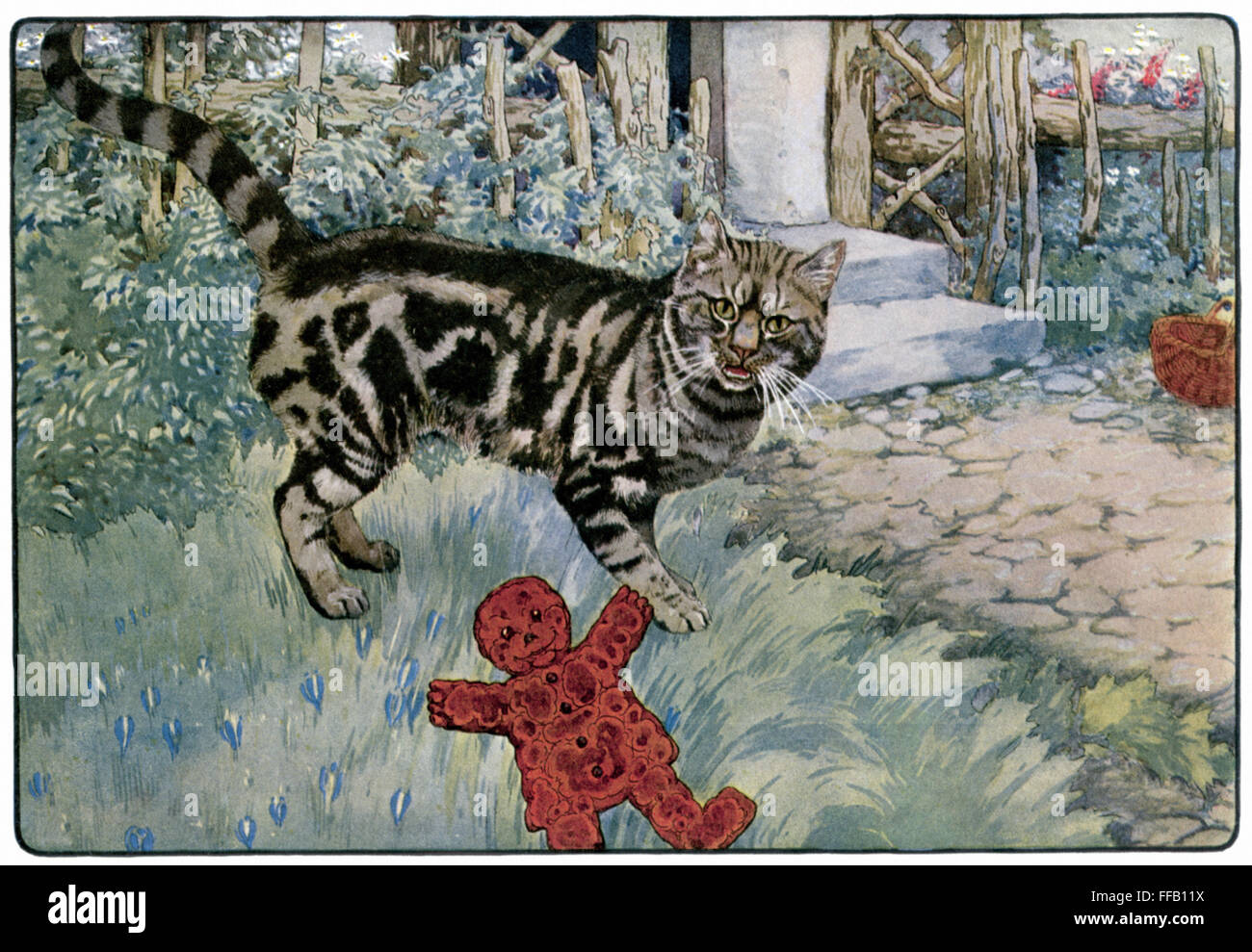 THE GINGERBREAD BOY. /nIllustration by Frederick Richardson for a 1923 ...