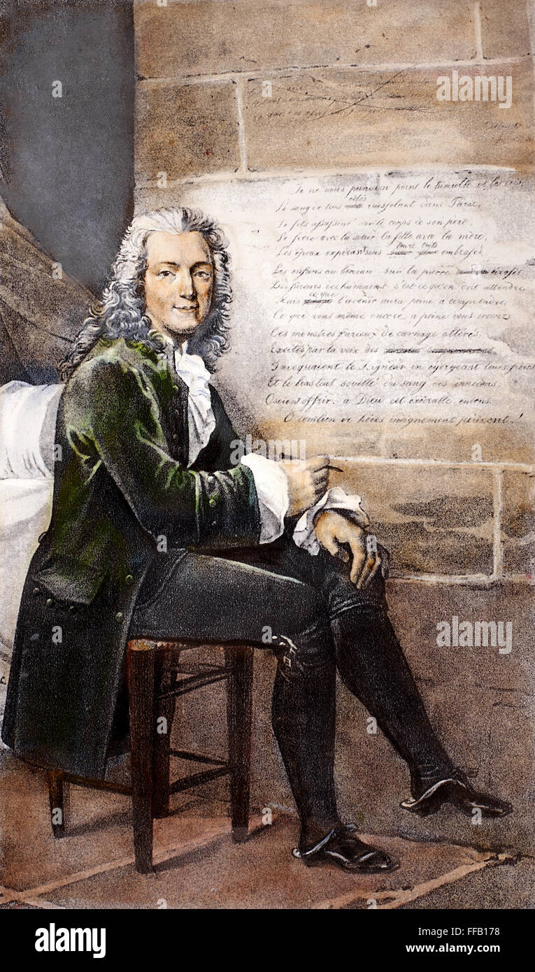 VOLTAIRE (1694-1778). /nAssumed name of Franτois Marie Arouet, French ...