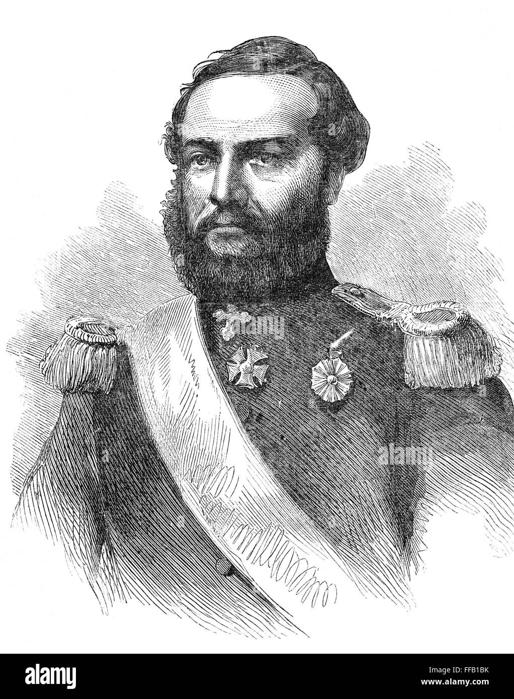 FRANCISCO SOLANO LOPEZ /n(1827-1870). Paraguayan dictator. Wood ...