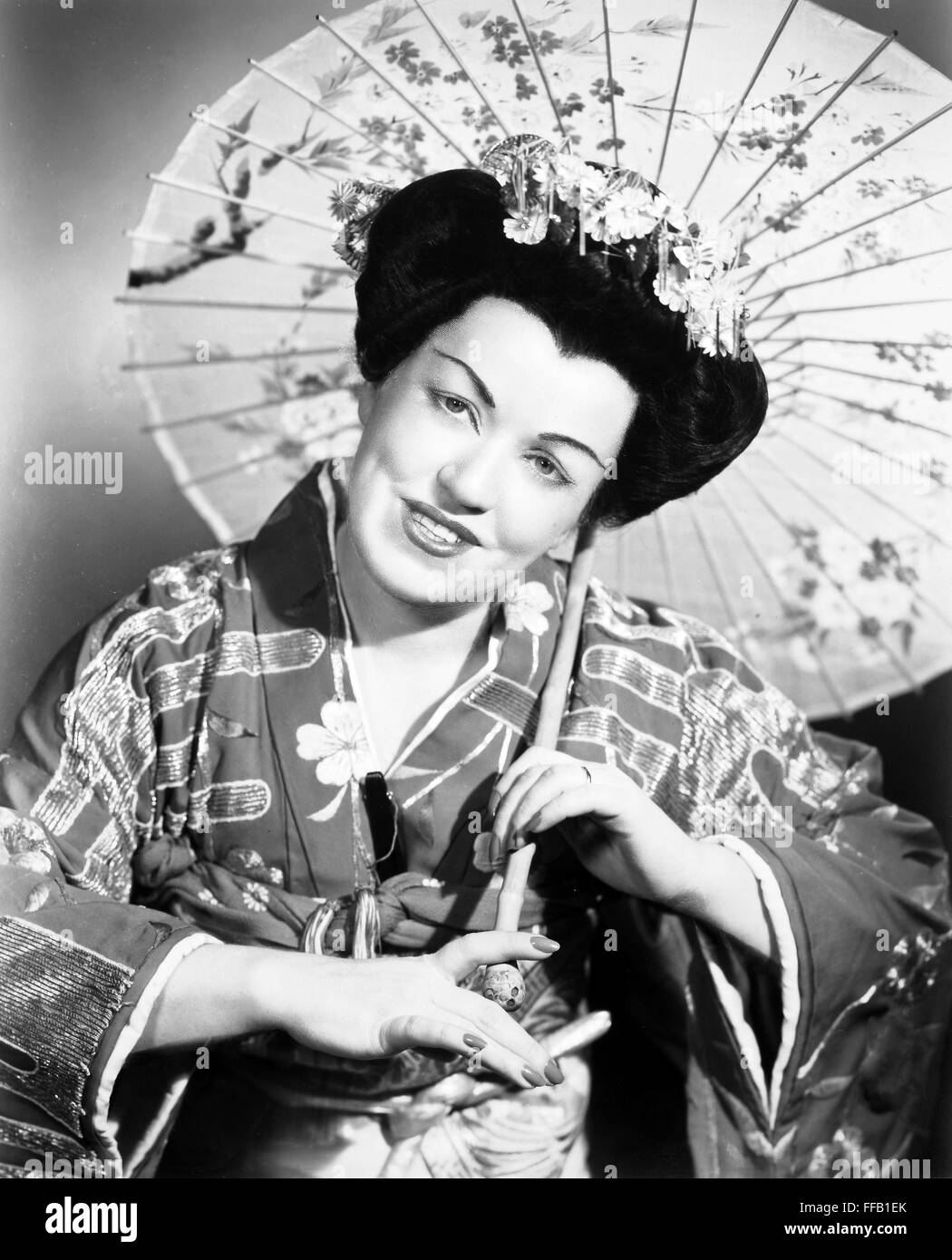 OPERA: MADAME BUTTERFLY. /nAmerican soprano Eileen Farrell in the role ...