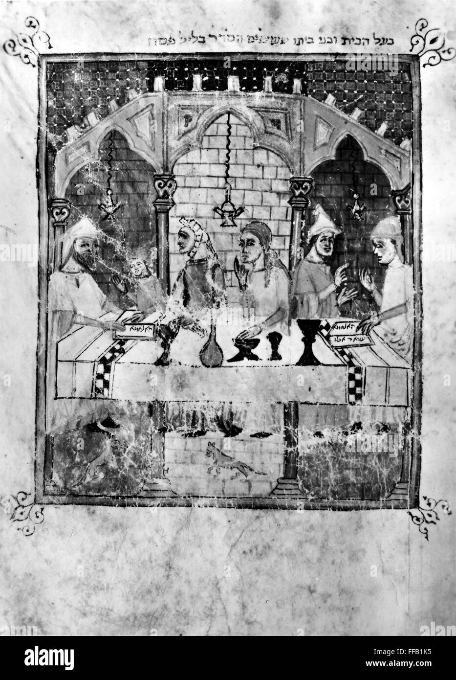 HAGGADAH: PASSOVER. /nService of the Eve of Passover. The family is ...
