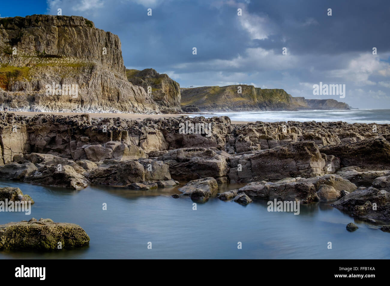 Bracelet bay beach hi-res stock photography and images - Alamy