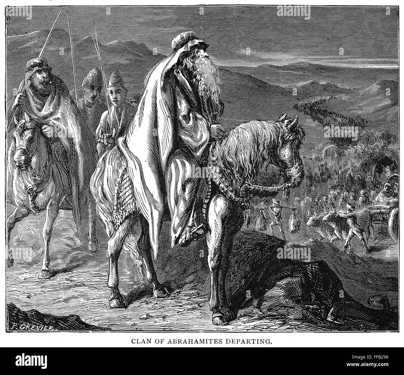 TRIBES OF ISRAEL, 721 B.C. /n'Clan of Abrahamites Departing.' The lost ...