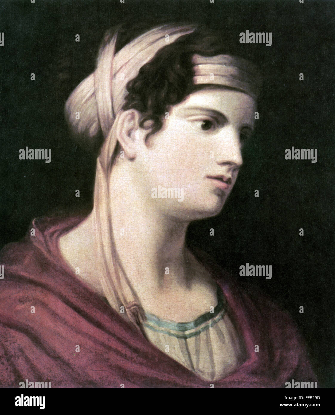 THERESE von BRUNSVIK /n(1775-1861). Hungarian countess; pupil and ...