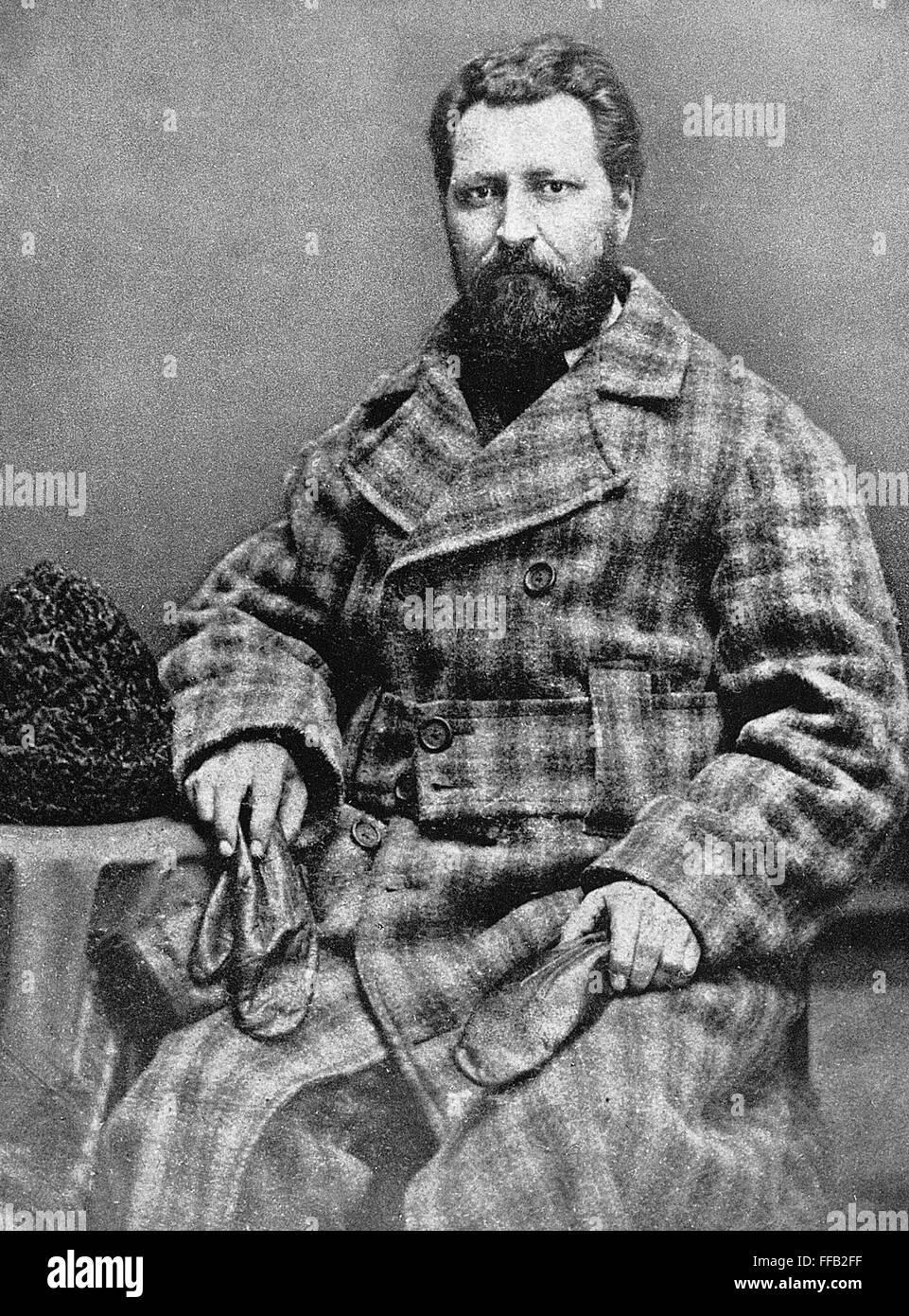 LOUIS RIEL (1844-1885). /nCanadian insurgent leader. Photographed c1885 ...