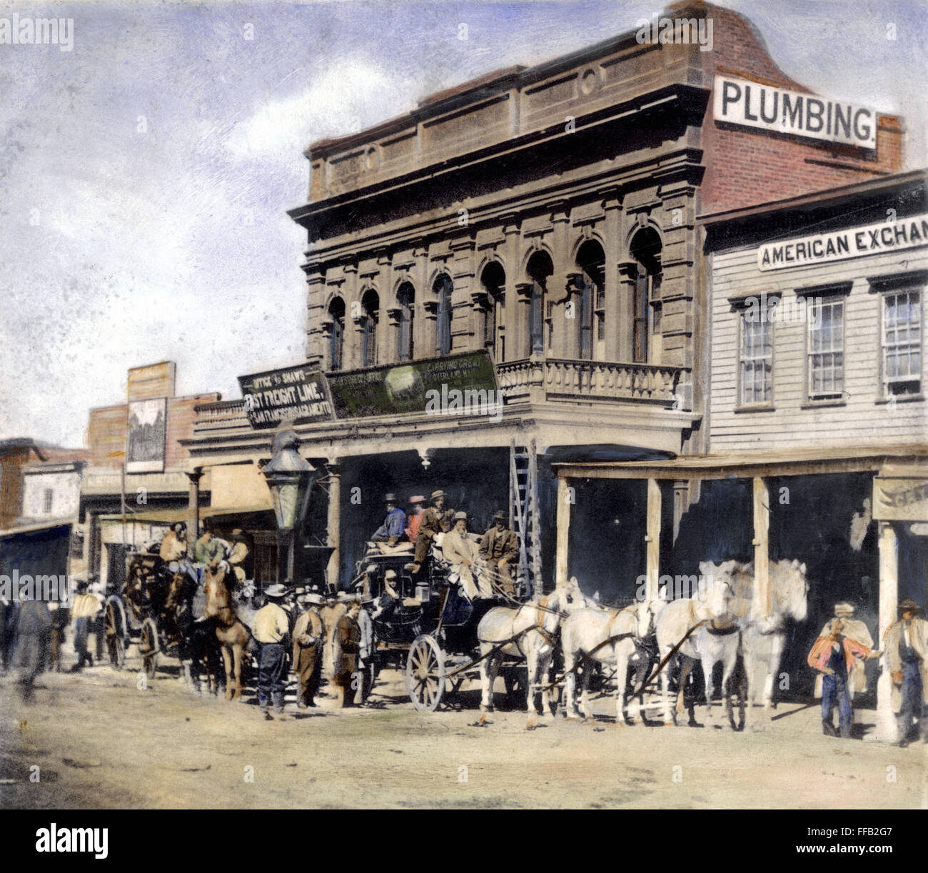 Wells fargo coach hi-res stock photography and images - Alamy