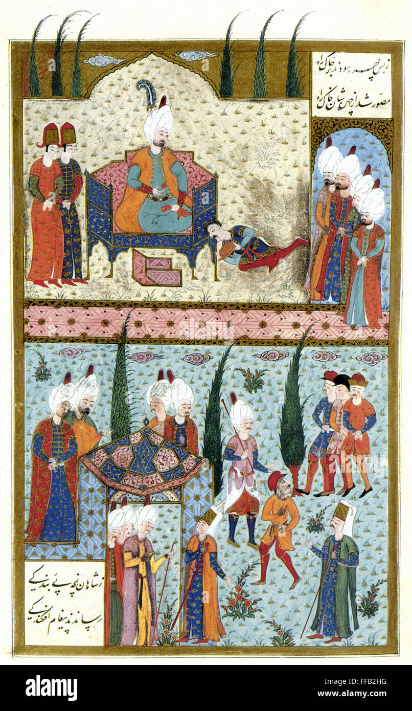 SULEIMAN THE MAGNIFICENT /n(c1494-1566). Sultan of the Ottoman Empire ...