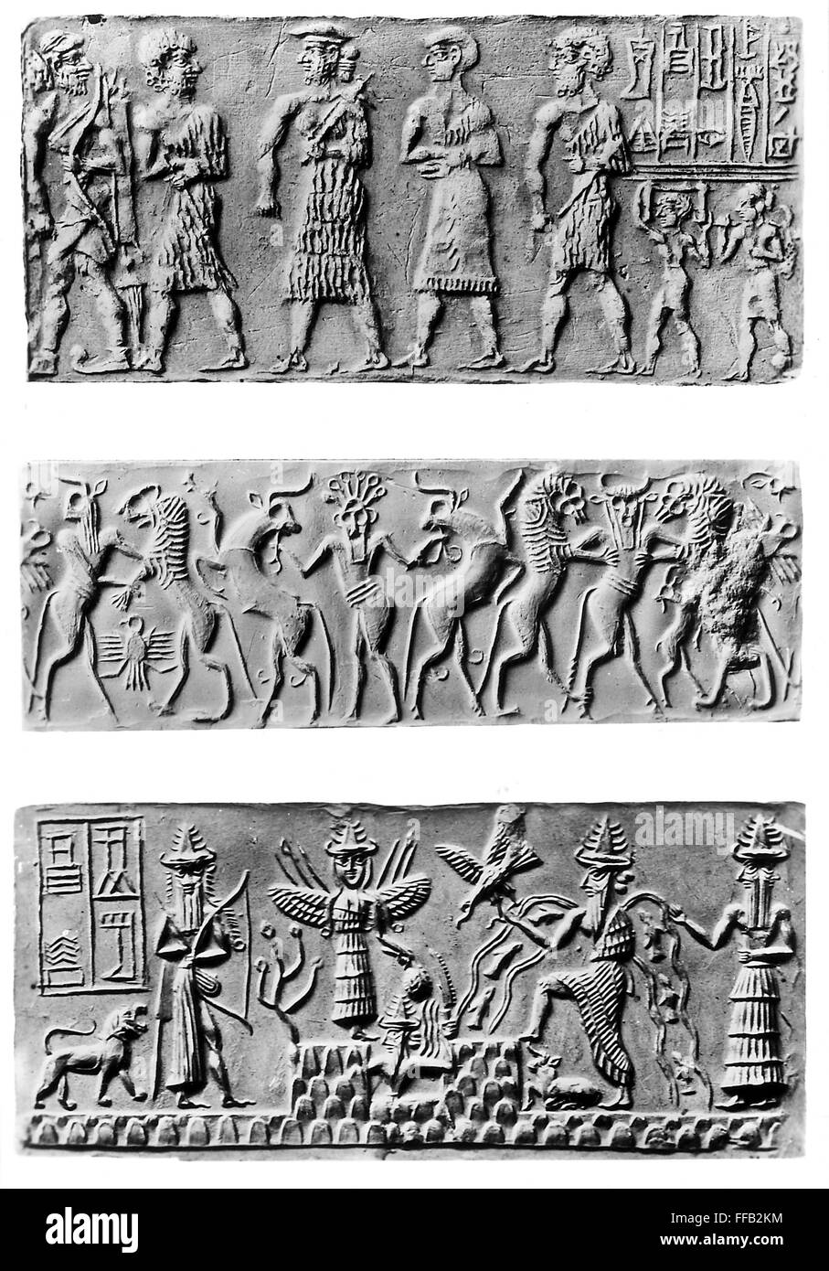 Sumerian cylinder seal High Resolution Stock Photography and Images - Alamy