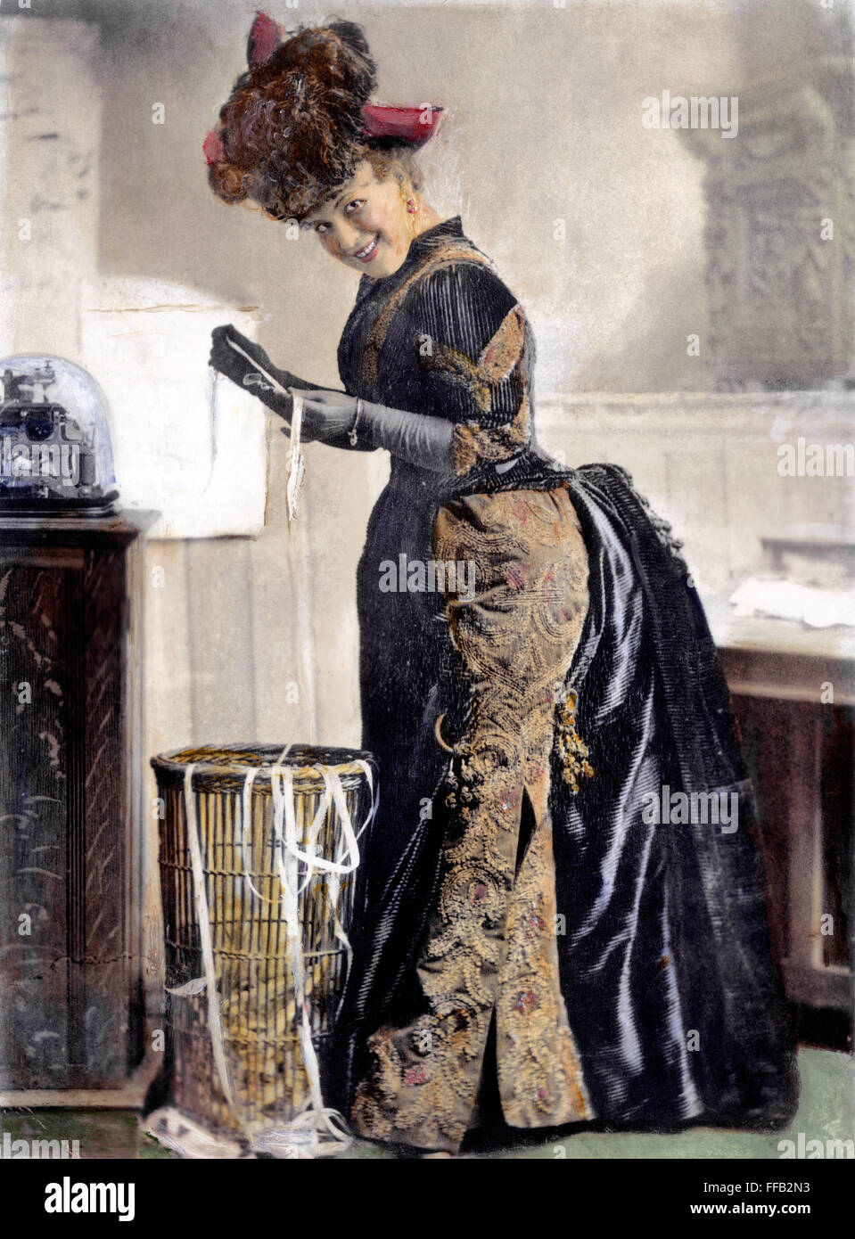 MAY WALDRON. /nAmerican actress May Waldron in a scene from the play ...
