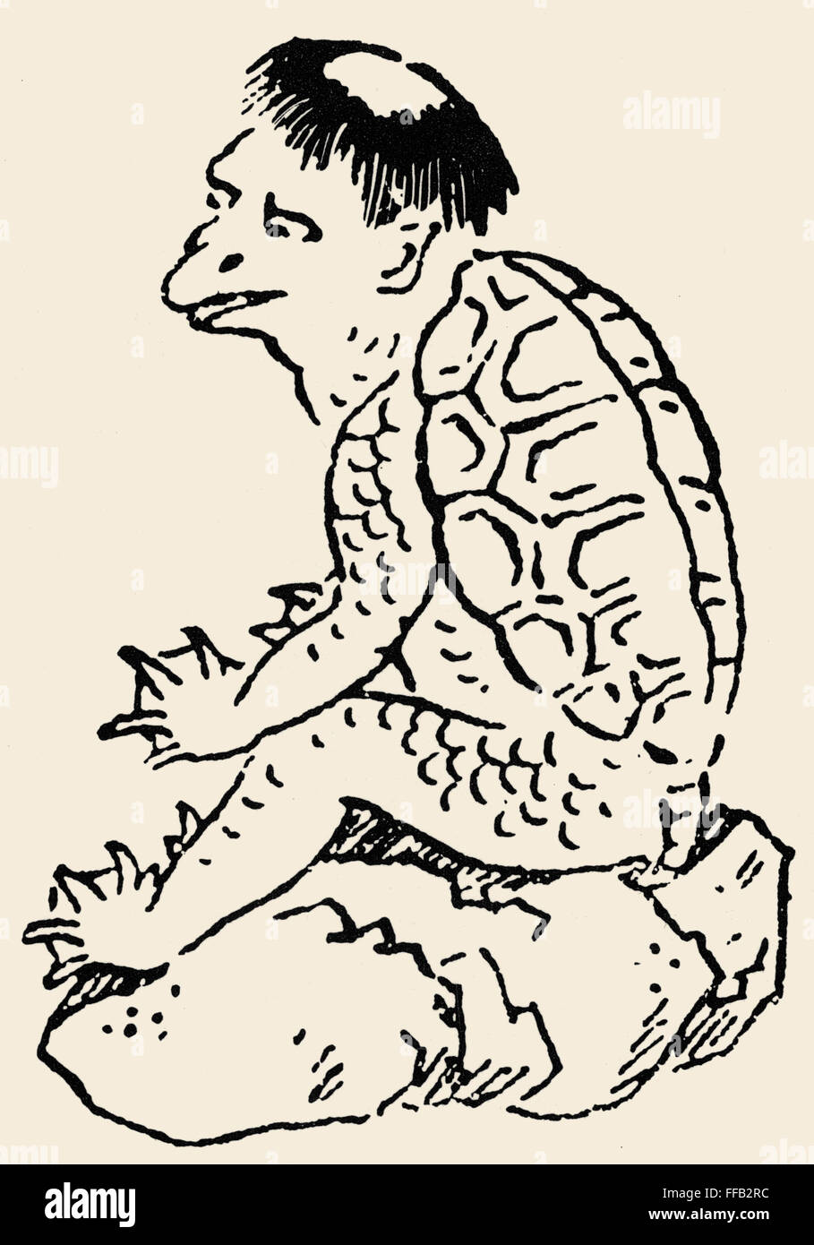 JAPANESE FOLKLORE: KAPPA. /nKappa, a mischievous water imp of Japanese ...