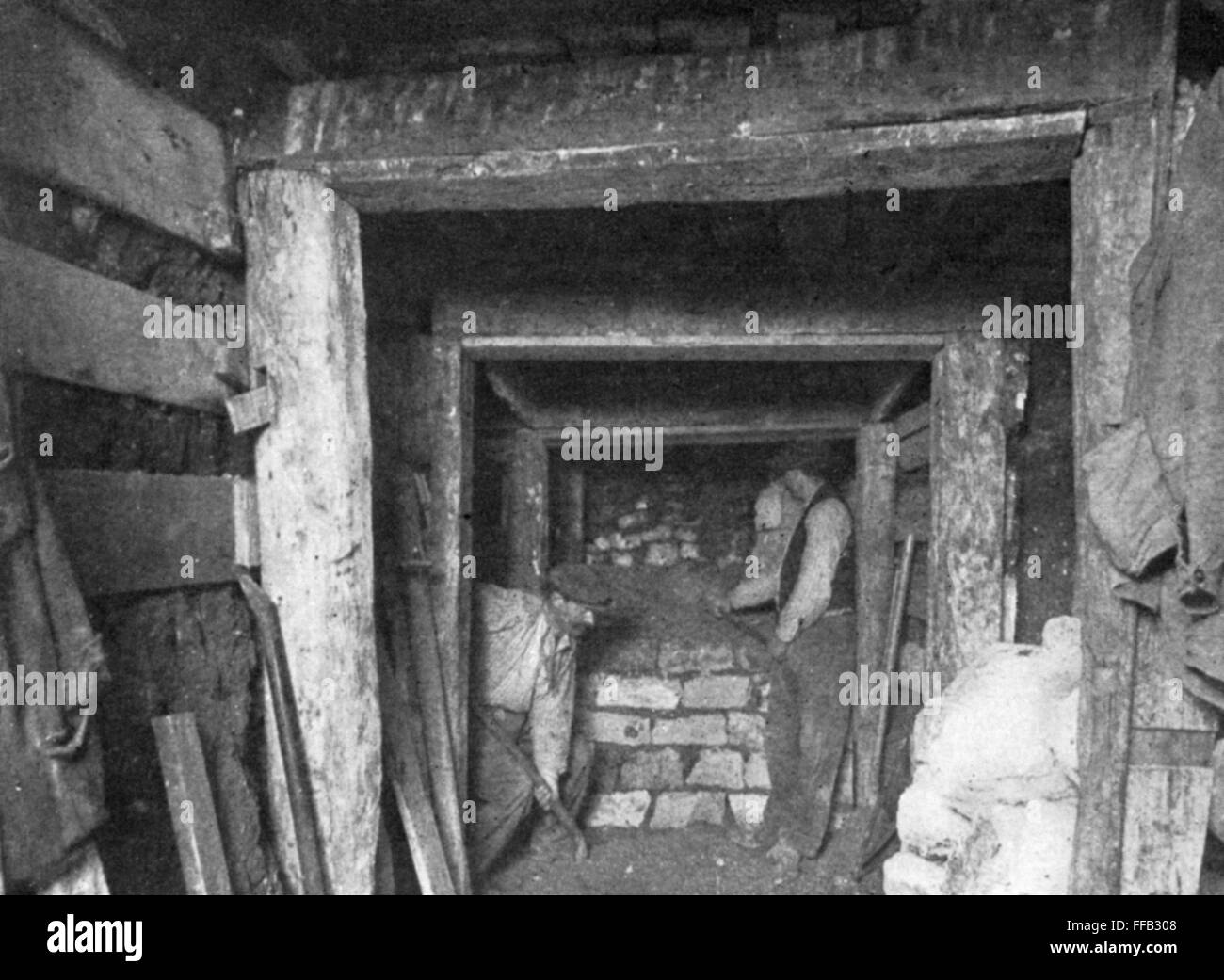 JOHN PAUL JONES: REMAINS. /nScene from the excavation at the site of ...