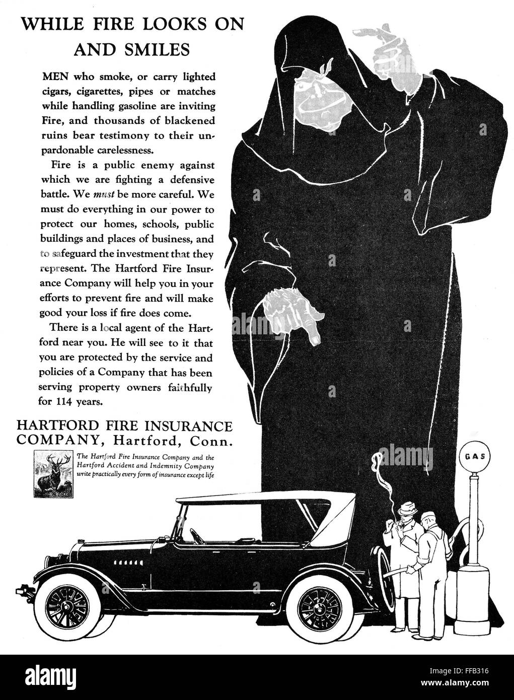 INSURANCE ADVERTISEMENT. /nThe Hartford Fire Insurance Company of ...