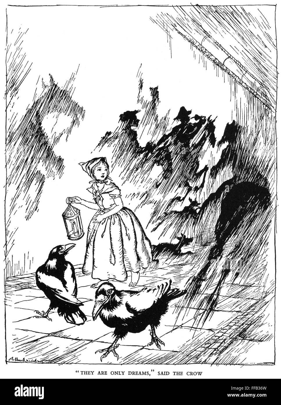 ANDERSEN: THE SNOW QUEEN. /n'"They are only dreams," said the crow ...