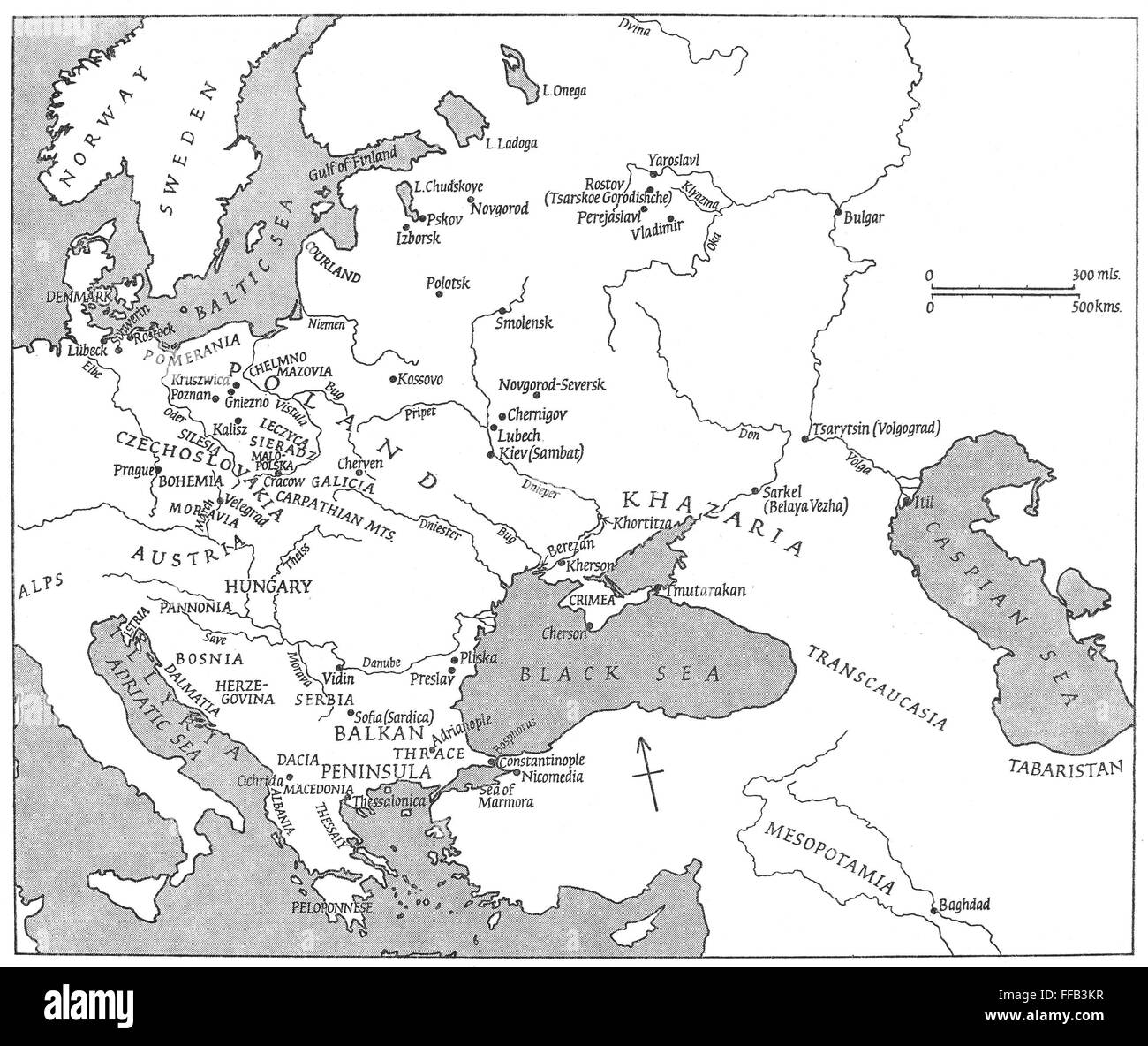 SLAVIC POPULATION MAP. /nMap showing the distribution of the Slav ...