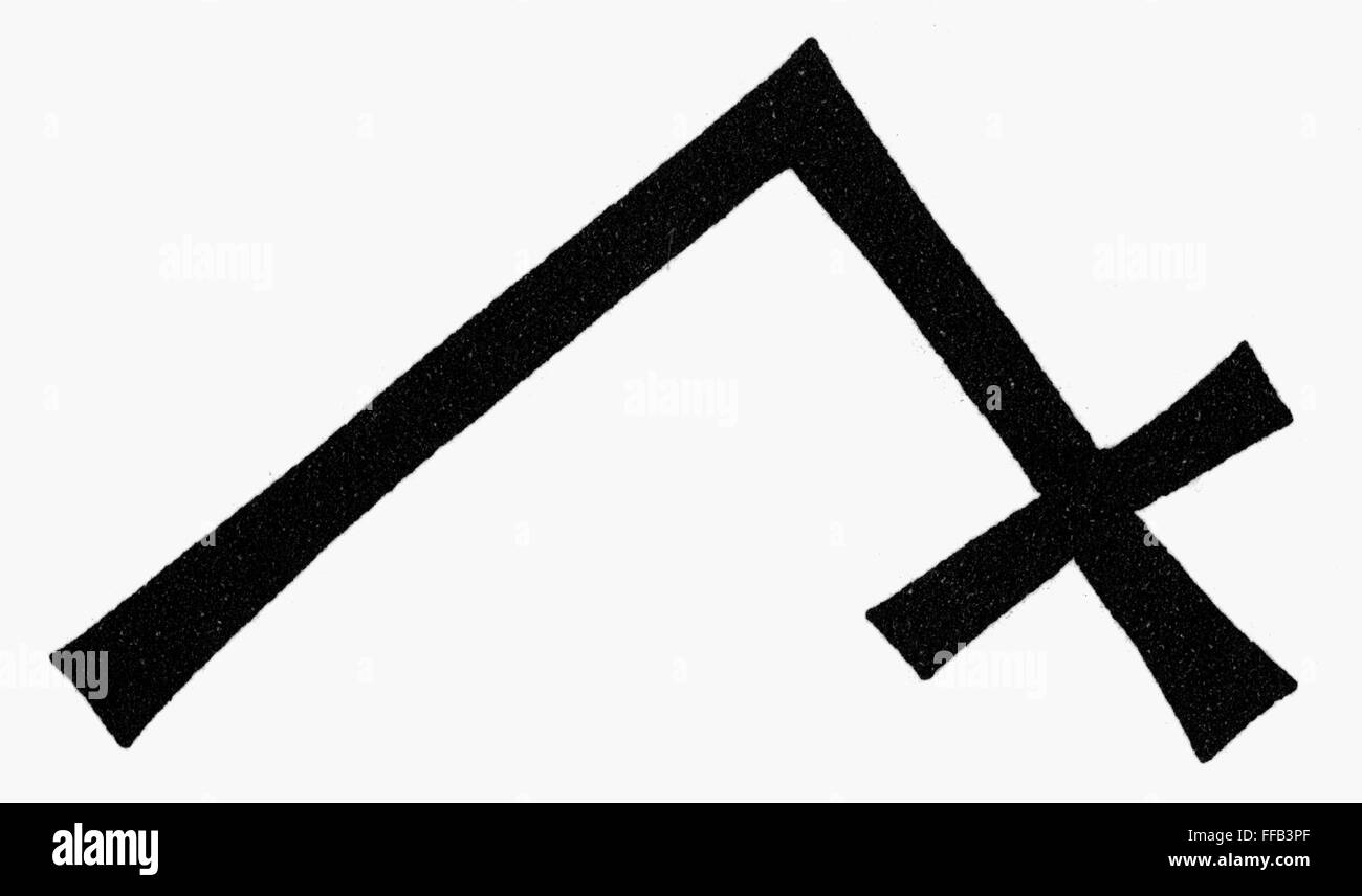 SYMBOLS: CHEVRON CROSS Stock Photo - Alamy