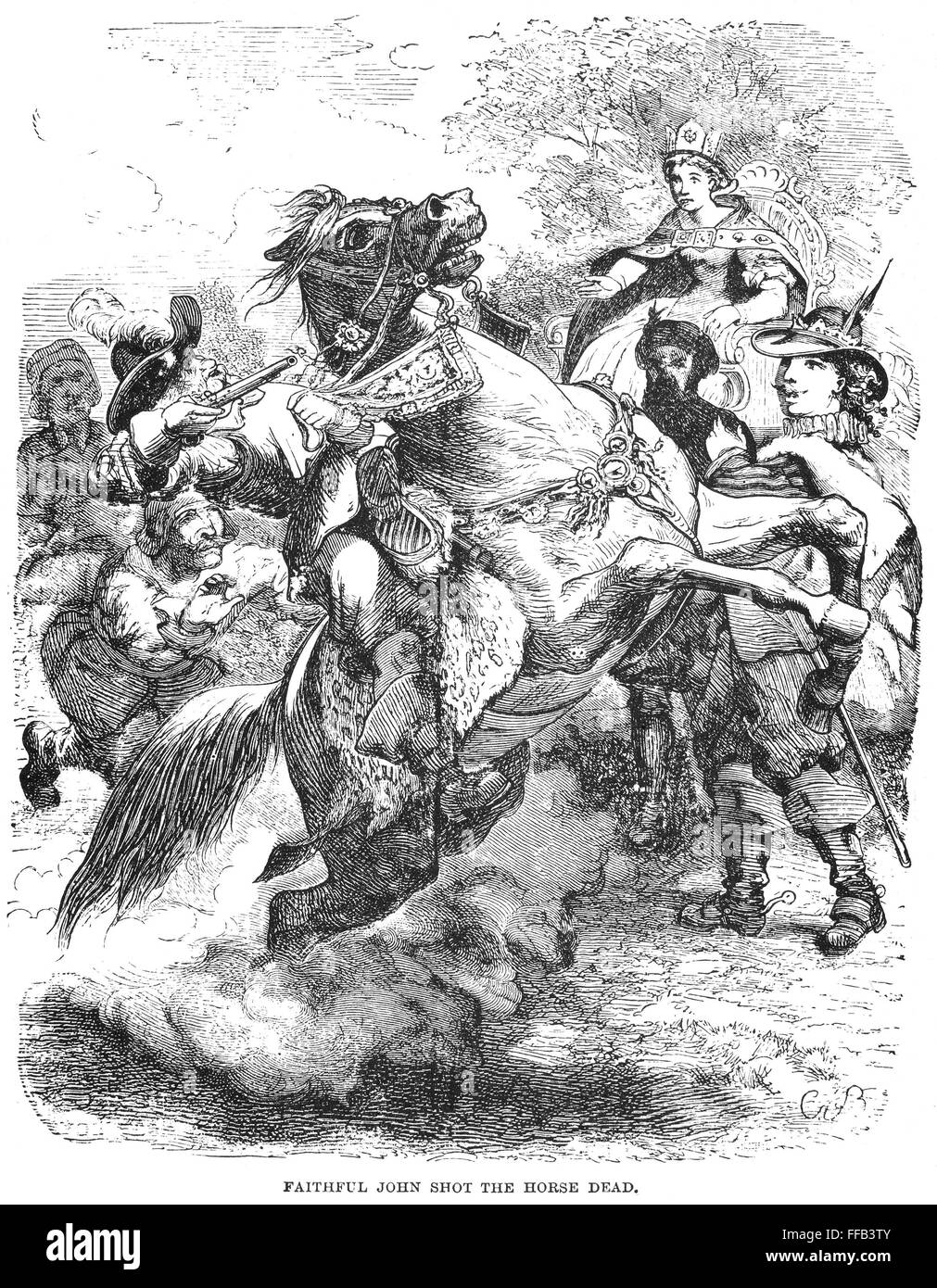 GRIMM: FAITHFUL JOHN. /n'Faithful John shot the horse dead ...