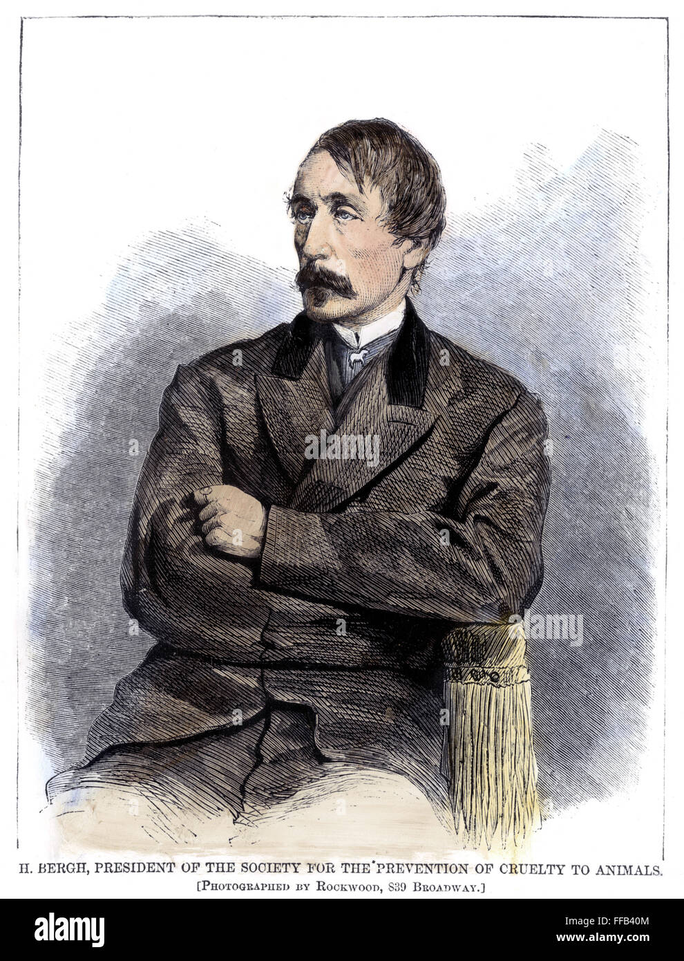 HENRY BERGH (1811-1888). /nAmerican philanthropist; founder of the ...