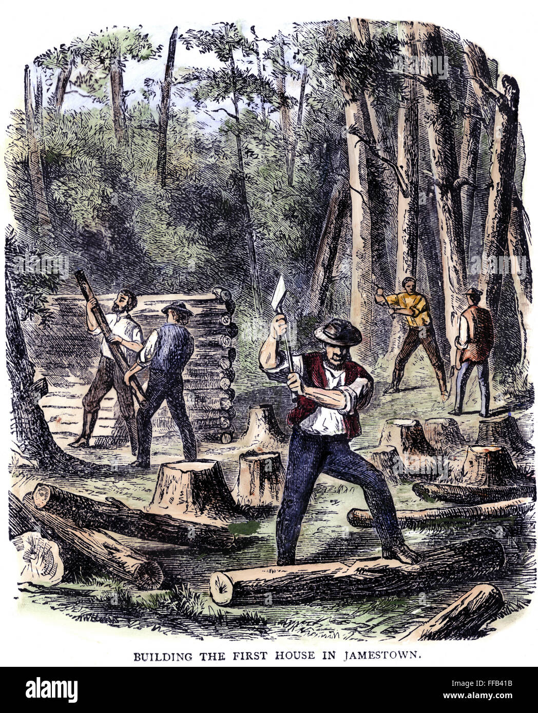 19th century logging hi-res stock photography and images - Alamy
