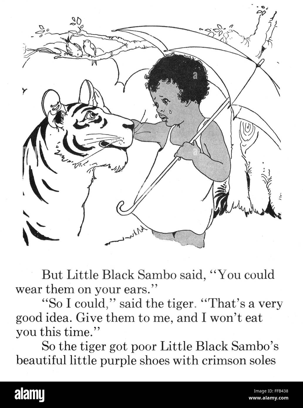 LITTLE BLACK SAMBO, 1899. /nIllustration by Scottish writer Helen ...