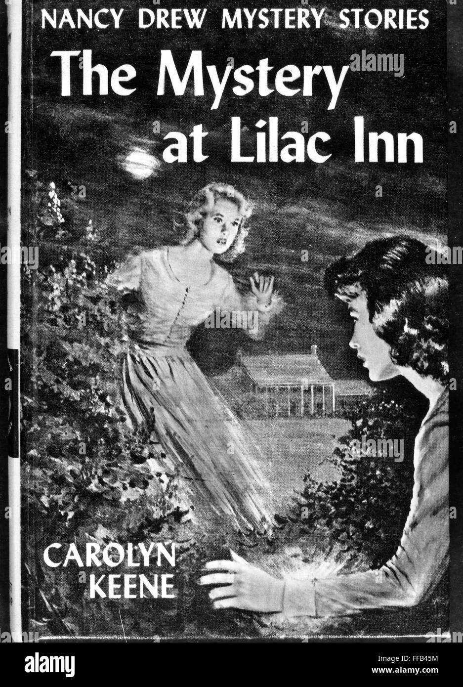 NANCY DREW COVER, 1961. /n'The Mystery at Lilac Inn.' A pictorial cover ...